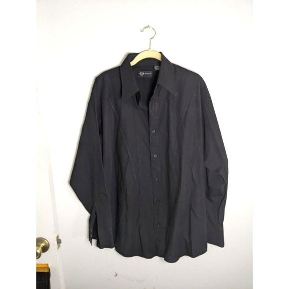 7 Diamonds | Shirts | 7 Diamonds Shirt Mens Extra Large Black Button Up ...